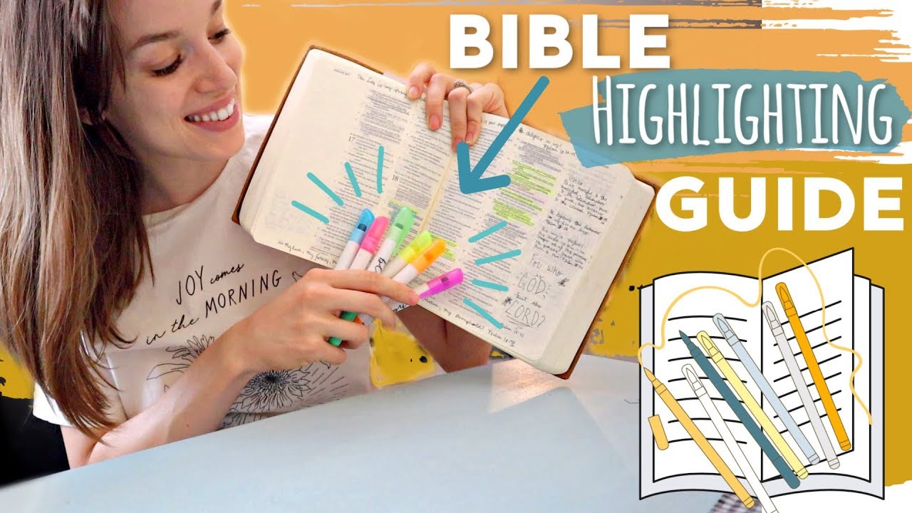 How to Highlight Your Bible! (8 Ideas for Color Coding Your Bible)
