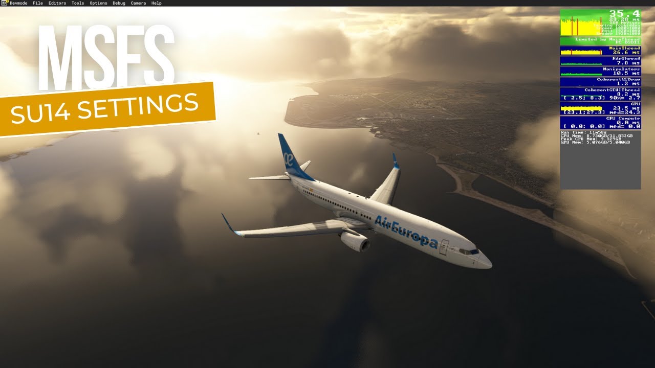 SU14 graphics settings - Videos & Streams - Microsoft Flight Simulator Forums