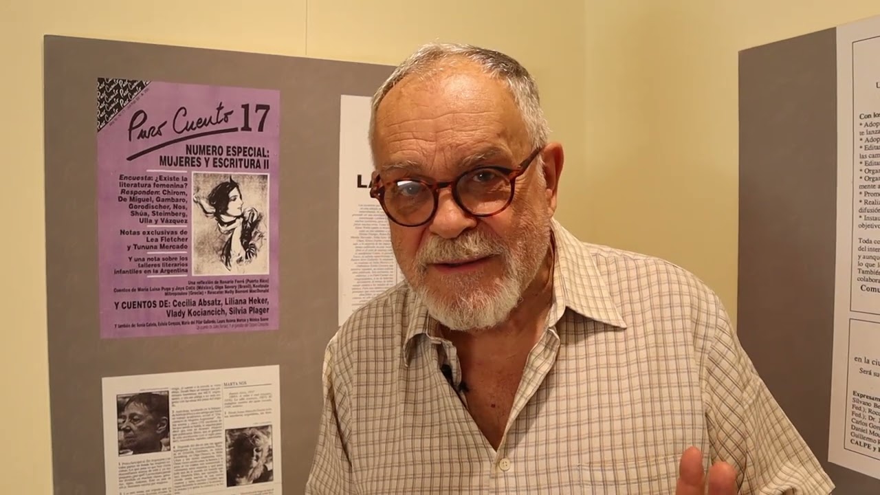 EXPOSICIÓN PURO CUENTO_ ENTREVISTA A MEMPO GIARDINELLI