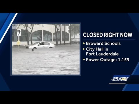 Flooding closes FLL airport; passengers stranded at gates
