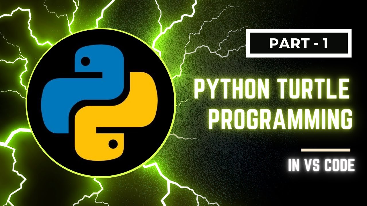 Part 1: First Python Turtle Project: Rectangle in #vscode | #pythontutorial  #python