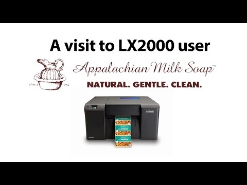 Primera LX2000 Case Study-Appalachian Milk Soap