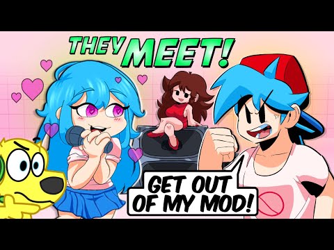 HD SKY MEETS HD BOYFRIEND on Friday Night Funkin... with VOICE ACTING? FNF Mods #33