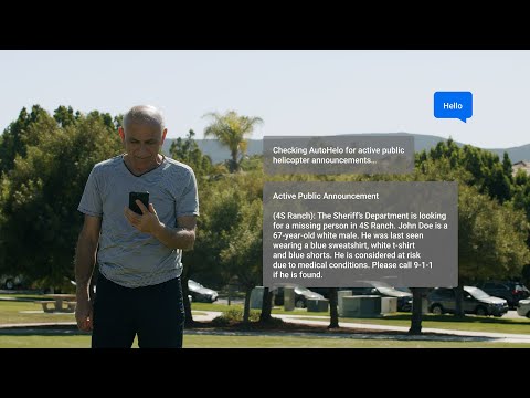 Helicopter Announcements