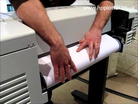 DesignJet 510 repairs - load paper roll