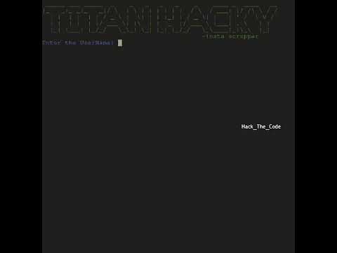 Python Script To Scrape Instagram Account
