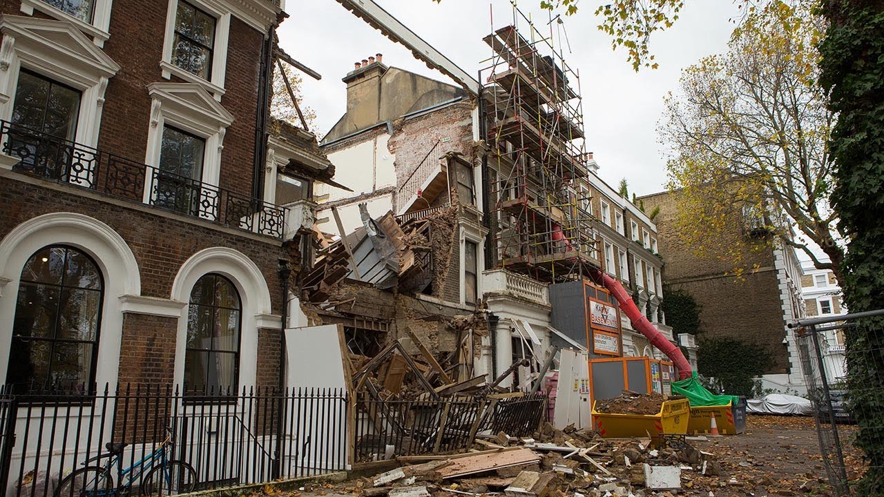 Movie mogul family's £6m Chelsea home collapses during basement work