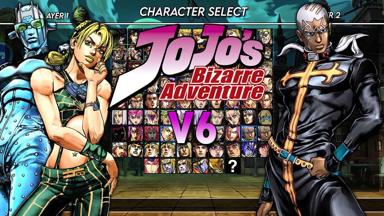 Jojo's Bizarre Adventure Mugen V6 (OpenGL e DirectX)