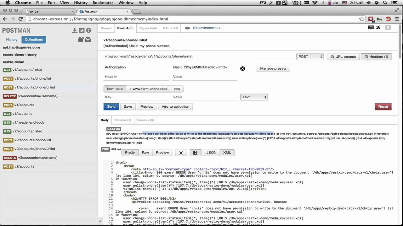 eXist-db and RestXQ - Part I