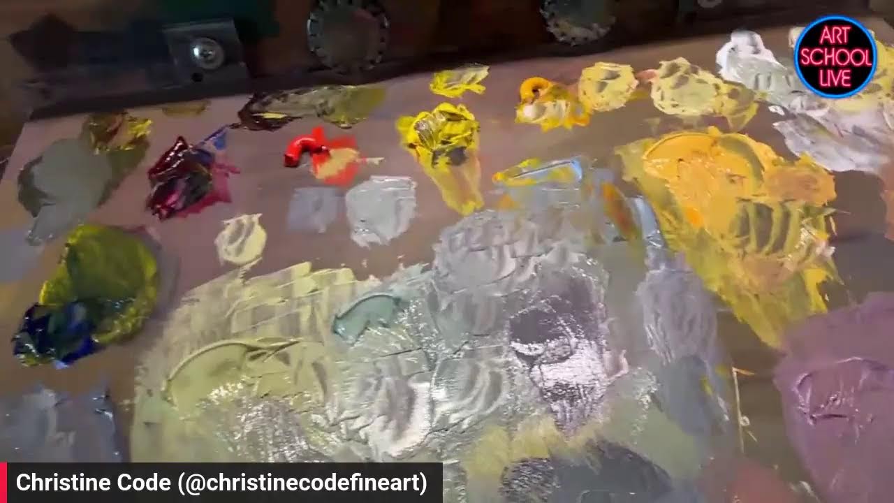 Adding Depth to Your Skies with a Palette Knife with Christine Code