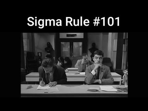 Sigma Rule #101 | Mr bean | Sigma Rules