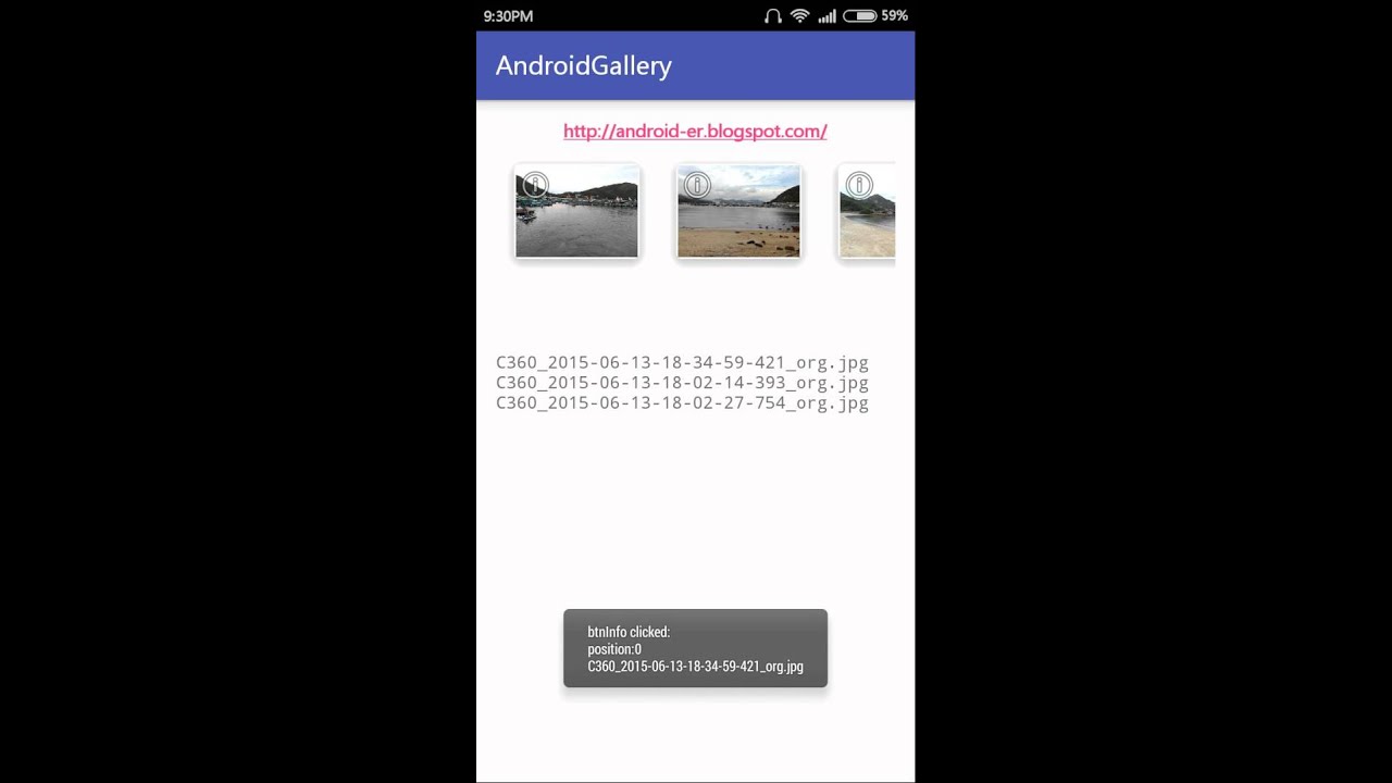 RecyclerView + CardView example: with Button