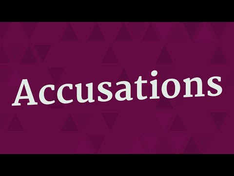 ACCUSATIONS pronunciation • How to pronounce ACCUSATIONS