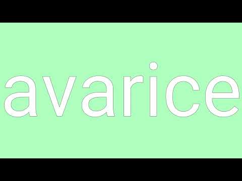 Avarice Definition & Meaning