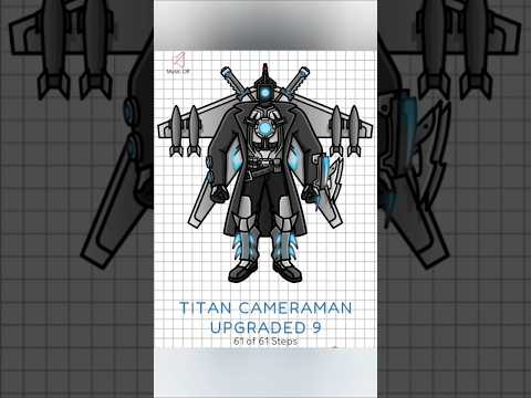 how to draw Titan cameraman upgraded 9|#titanmeme#art#skibidi#cameraman#shorts#skibiditoiletfanart