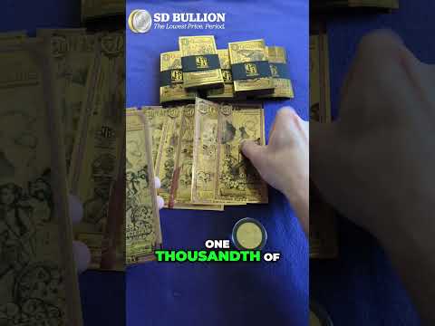 1 Oz Gold Coin Vs 1000 Goldbacks - Which Would You Rather Spend? #preciousmetals #goldcoins