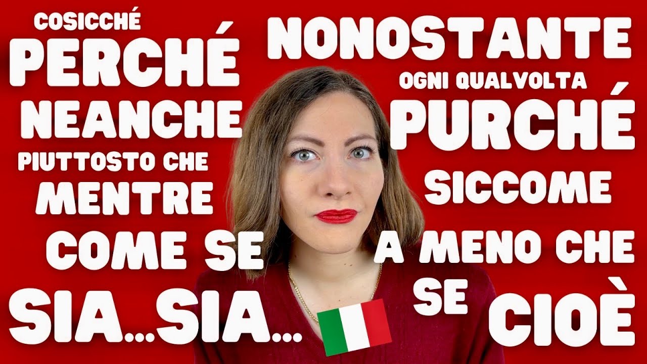 Italian CONJUNCTIONS – Learn italian Grammar – LearnAmo