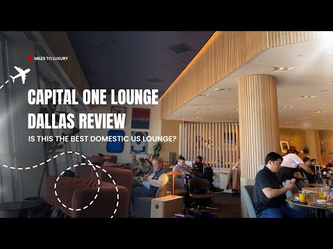 Is This the BEST Airport Lounge in the U.S.? | Capital One Lounge DFW Review