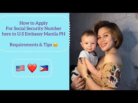 HOW TO APPLY FOR YOUR CHILDS SOCIAL SECURITY NUMBER | US Embassy PH | Requirements & Tips