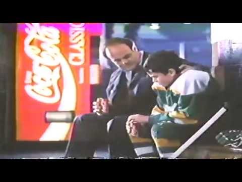 🏒  Chris Blueman and Wayne Gretzky Fathers and Sons 1989 Coke Ad 📺