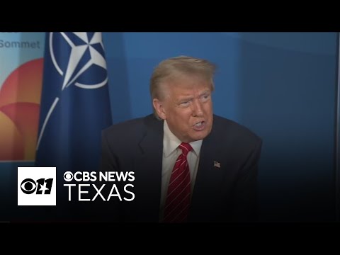President Trump says U.S. will meet with Iran during comments on NATO
