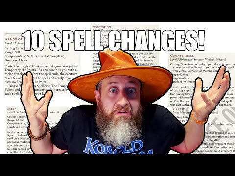 10 Spell Changes in the 2024 D&D 5e Player's Handbook! | Nerd Immersion
