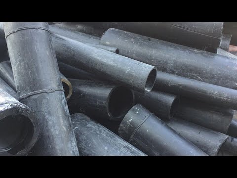 Used waste scrap plastic pipe shredder machines
