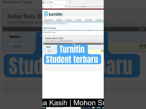 Akun Turnitin Student #turnitinfreeaccount #shorts