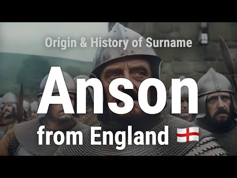 Anson from England 🏴 - Meaning, Origin, History & Migration Routes of Surname
