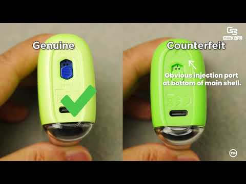 GEEKBAR Product anti-counterfeit guide