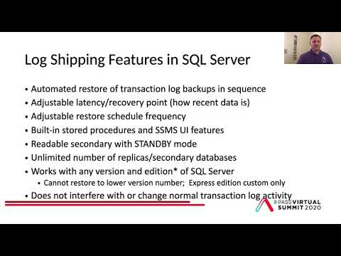 Log Shipping In SQL Server - Rob Volk