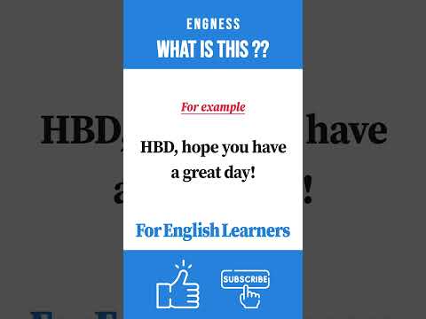 HBD Meaning