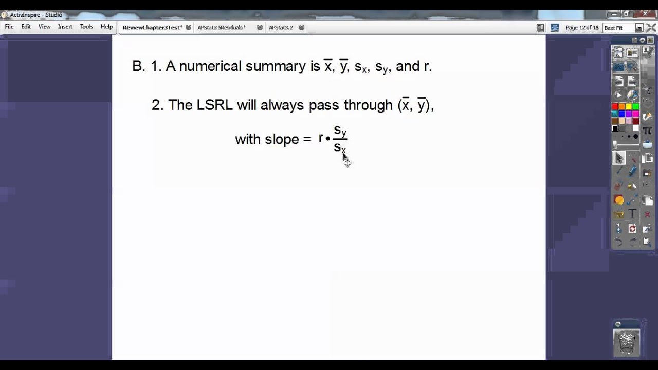 Review For Test - Chapter 3