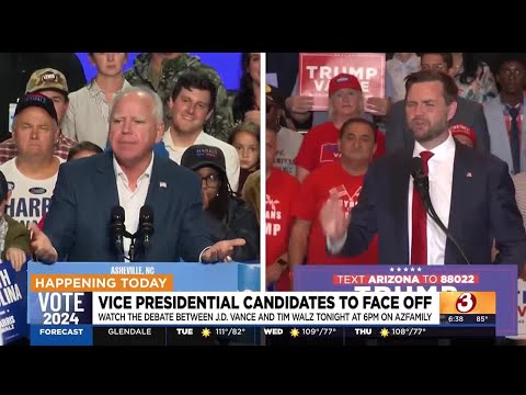 Vance-Walz debate likely to receive more attention than past VP debates, political consultant say...