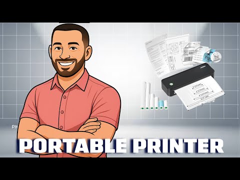 JADENS PD A4 Bluetooth Portable Thermal Printer