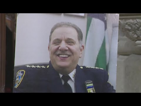 Police line streets for Joe Esposito's funeral