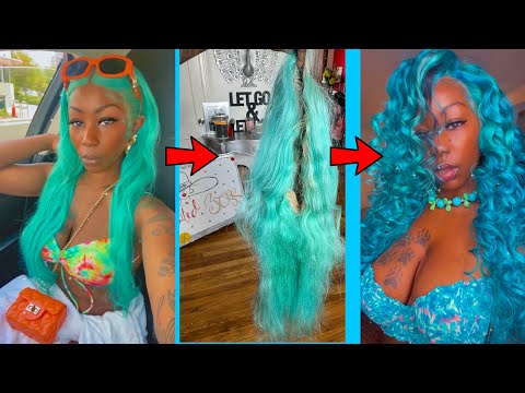 Mint Green to Baby Blue Adore