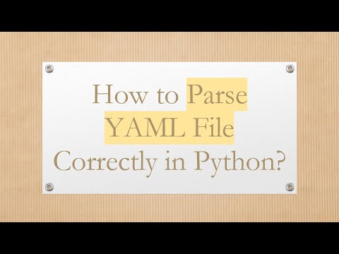 How to Parse YAML File Correctly in Python?