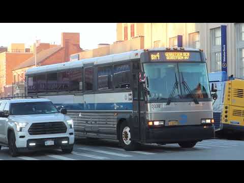 MTA Bus: 2007 MCI D4500CL #3338 on the BM4 to Gerritsen Bch at Church Av/McDonald Av