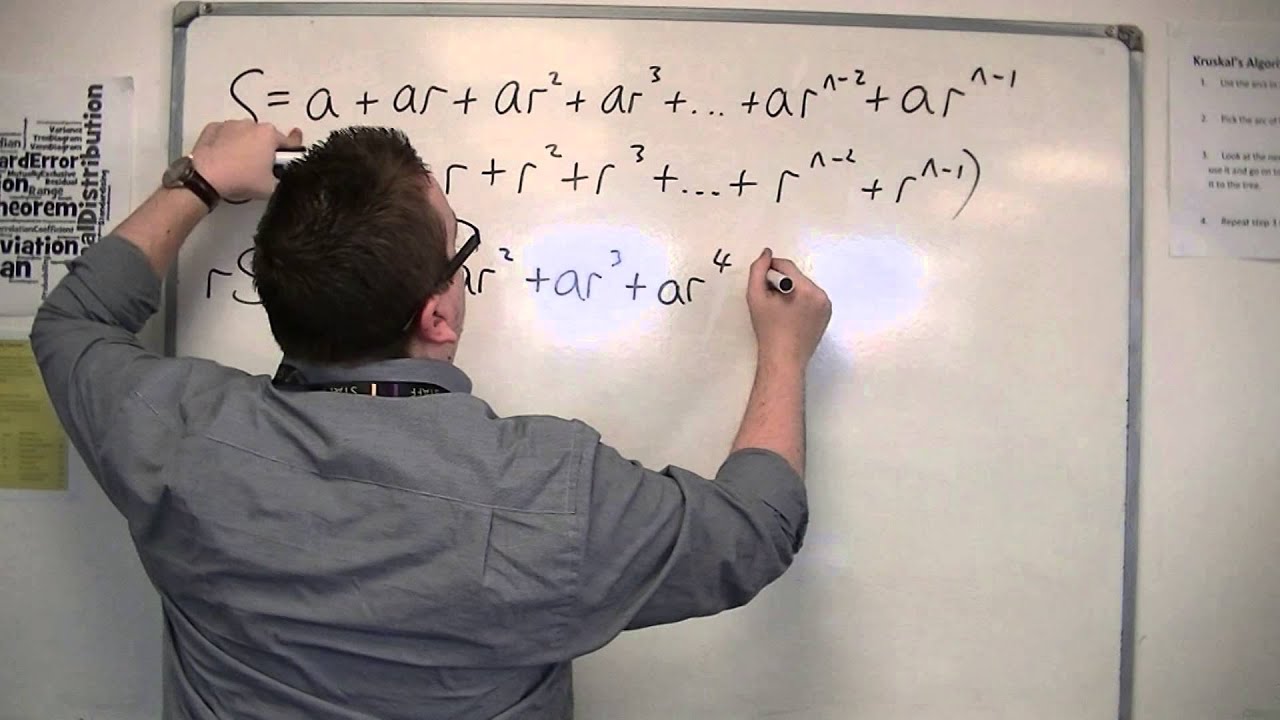 AQA Core 2 5.17 Introducing Geometric Series