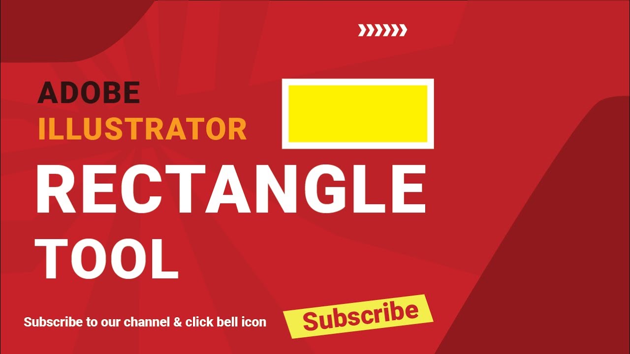 Ractangle Tool Adobe illustrator cc | How to make rectangle or square