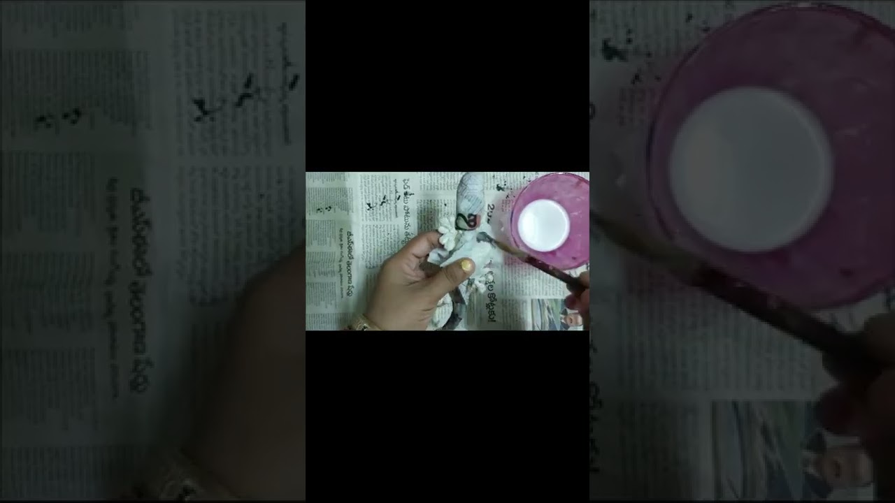 DIY Newspaper Lizard/Paper mache craft / #viralshorts /#craft / #shorts / #reuse /Best out of waste