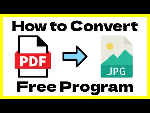 How to convert PDF to JPG for free - Programing Tutorial and Free Product