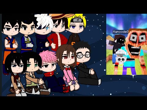 Anime Characters React To HamoodeG Part_2 || Gacha React