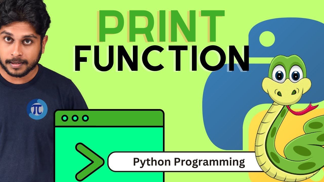 19. Print Function | Python Programming | Sinhala
