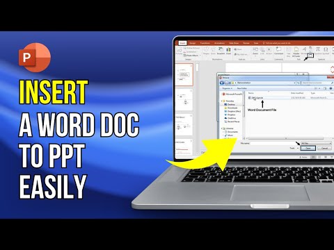 How to Insert Word Documents into PowerPoint in 60 Seconds [Easy]