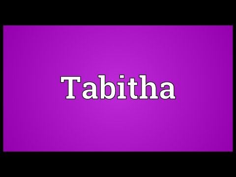Tabitha Meaning