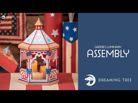 SVG File - Gazebo Luminary - Assembly Tutorial (For Cricut, Silhouette, and ScanNCut)