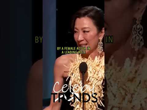 Michelle Yeoh wins Outstanding Performance by a Female Actress in a Leading Role at the SAG Awards
