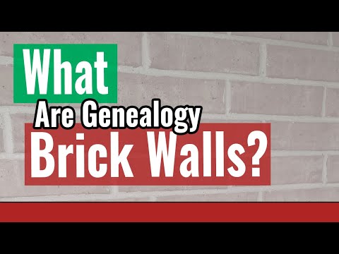 What are Genealogy Brick Walls? | Defining Family History Terms